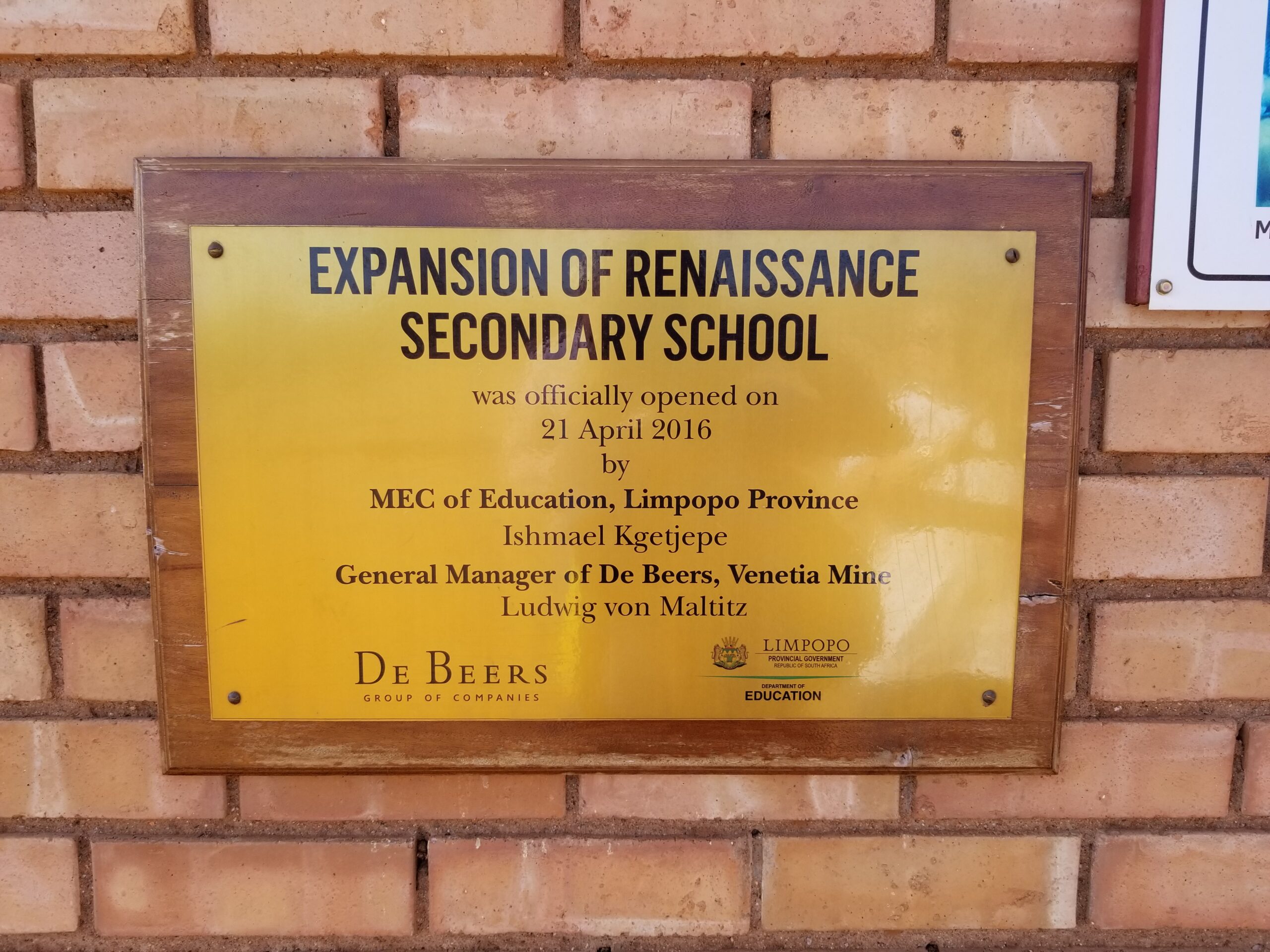 A meeting with the Young Diamantaires and their project to support the ...